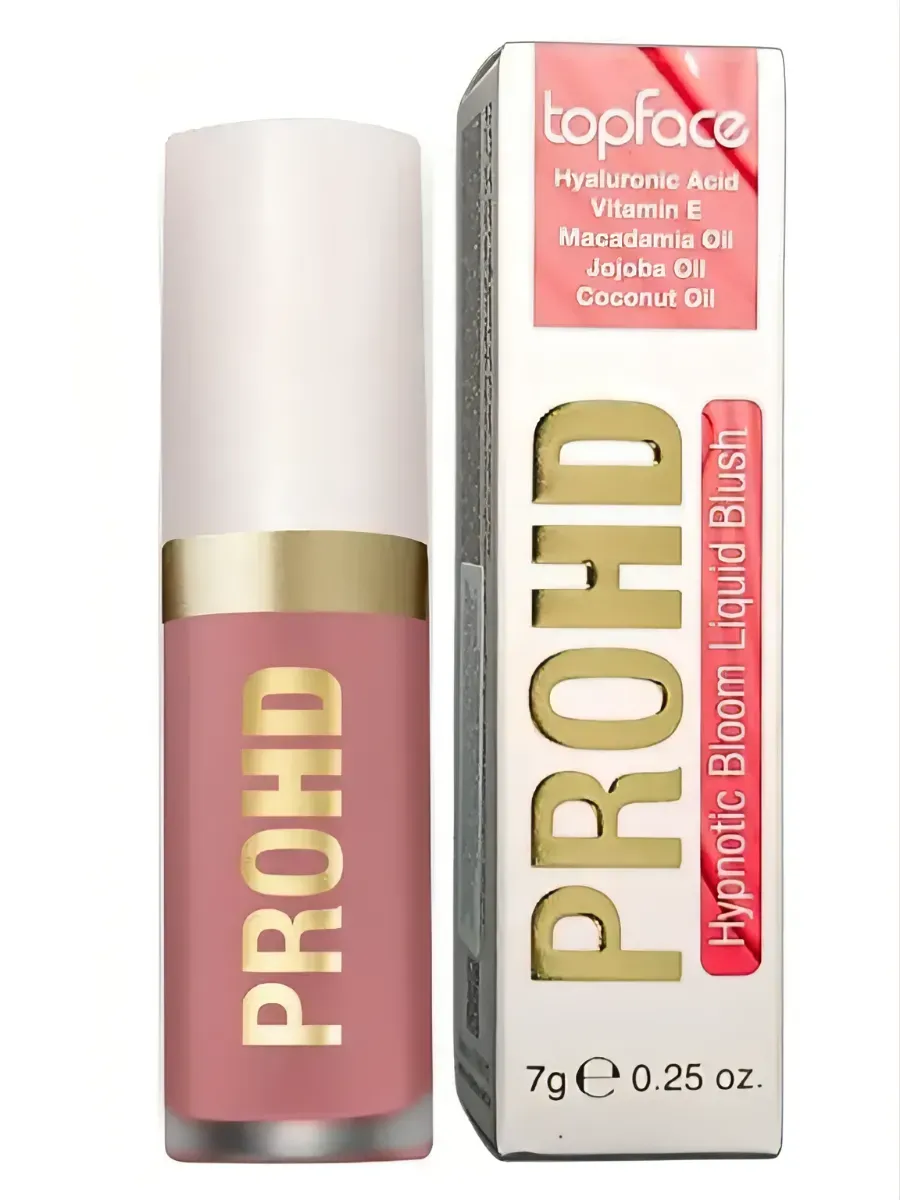 Румяна Topface ProHD Hypnotic Bloom Liquid Blush, Легкие жидкие с сияющим финишем, 005