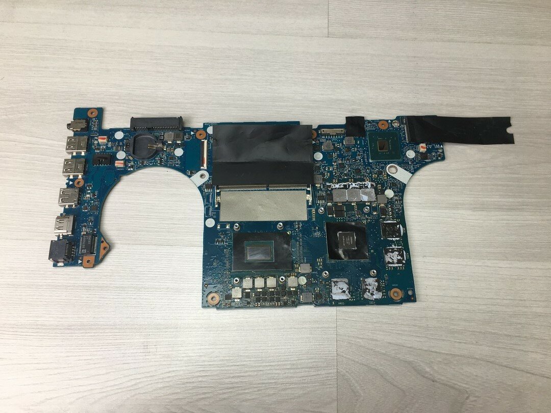 Материнская плата Asus FX505GD/MB REV:2.0 неисправная. КЗ в CPU