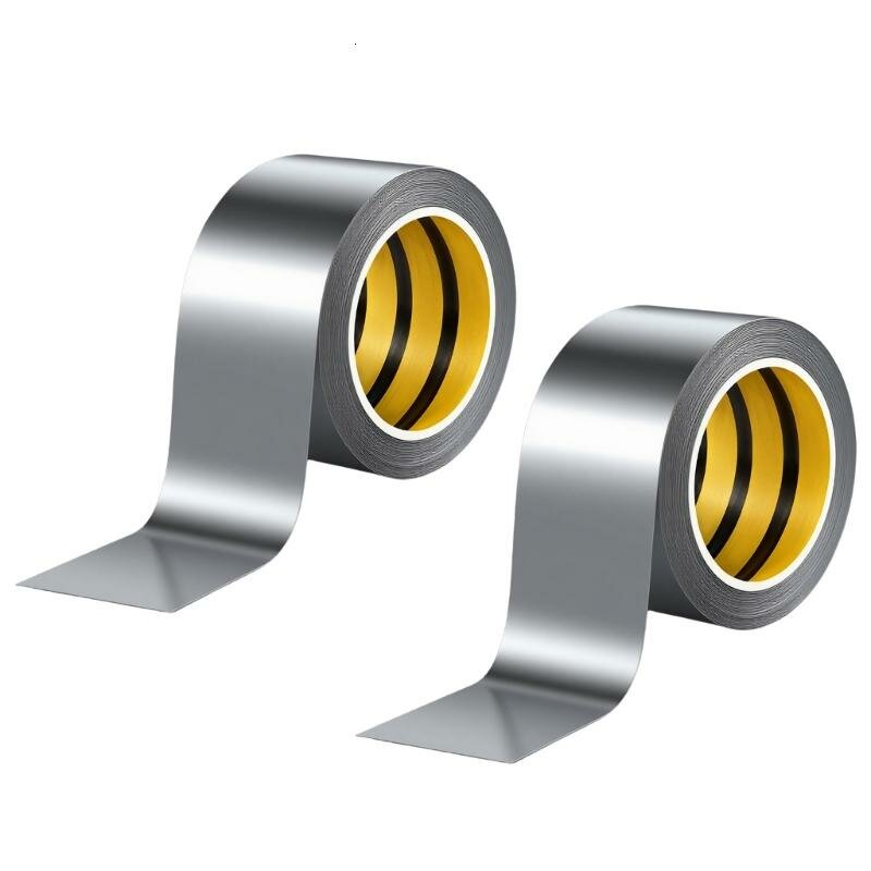 Лента уплотнительная самоклеящаяся, 2 шт, Серебро шириной 100 мм 10
