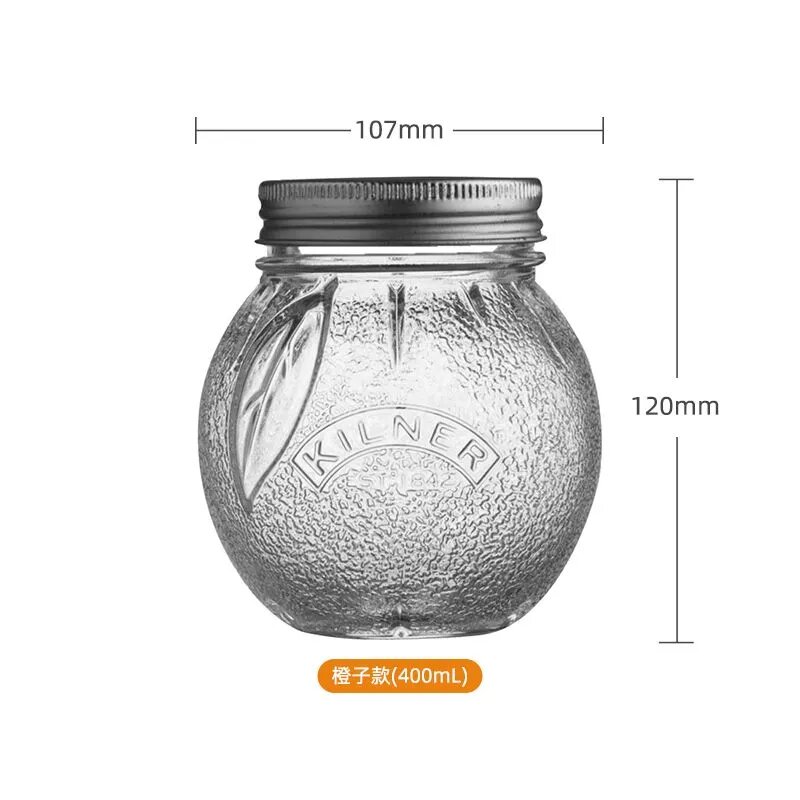 Kilner Банка для продуктов универсальная, 400,5 мл, стеклянная, с винтовой крышкой