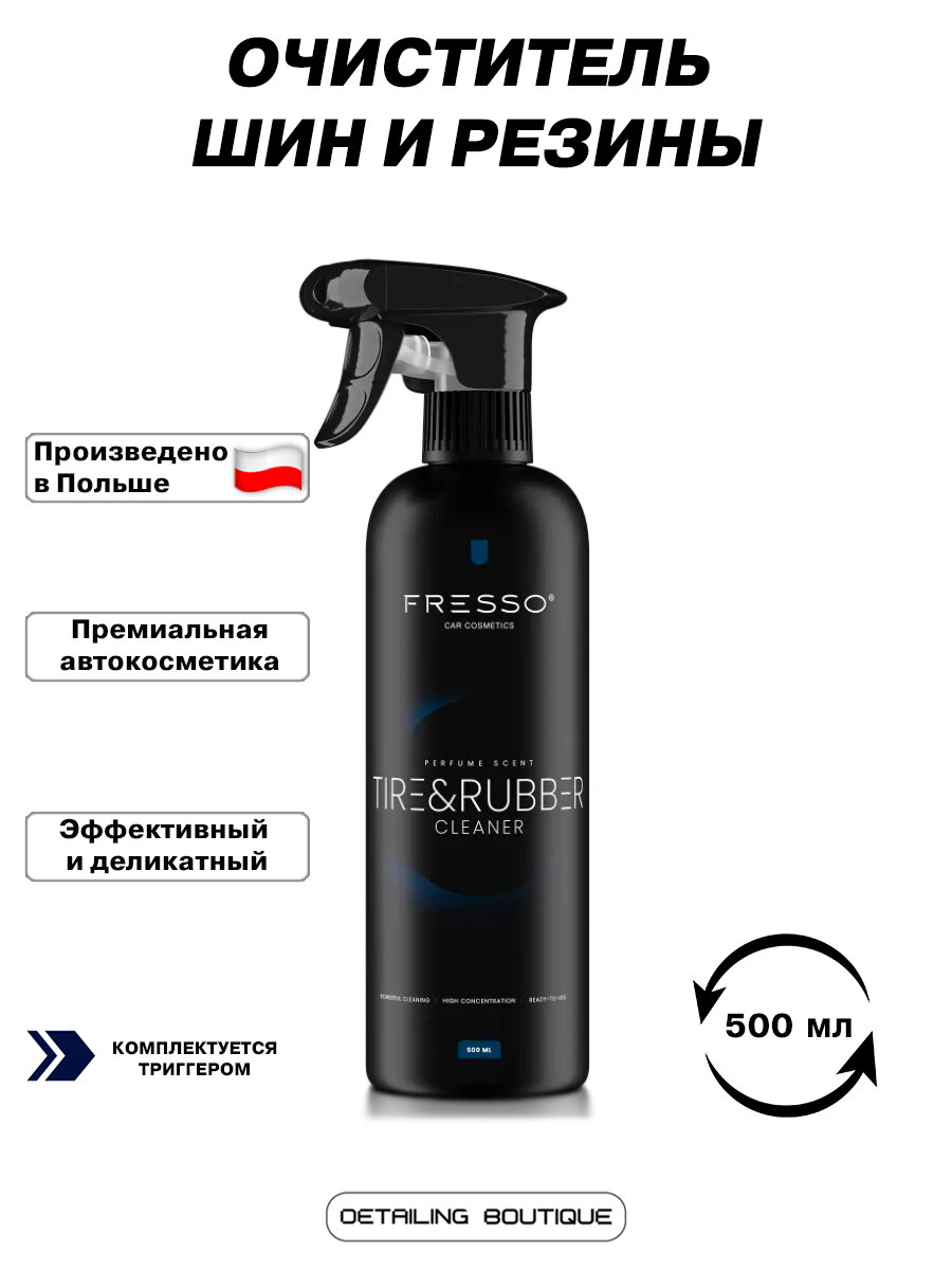 Очиститель шин и резины Fresso Tire and Rubber Cleaner 500мл