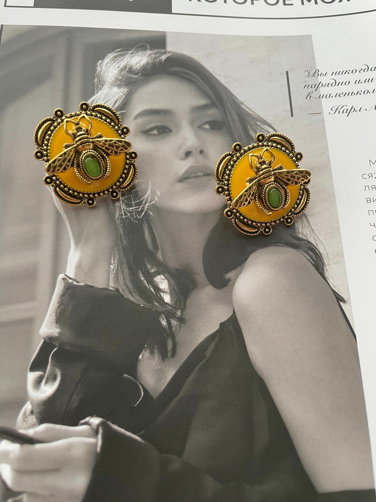 Серьги, аметист