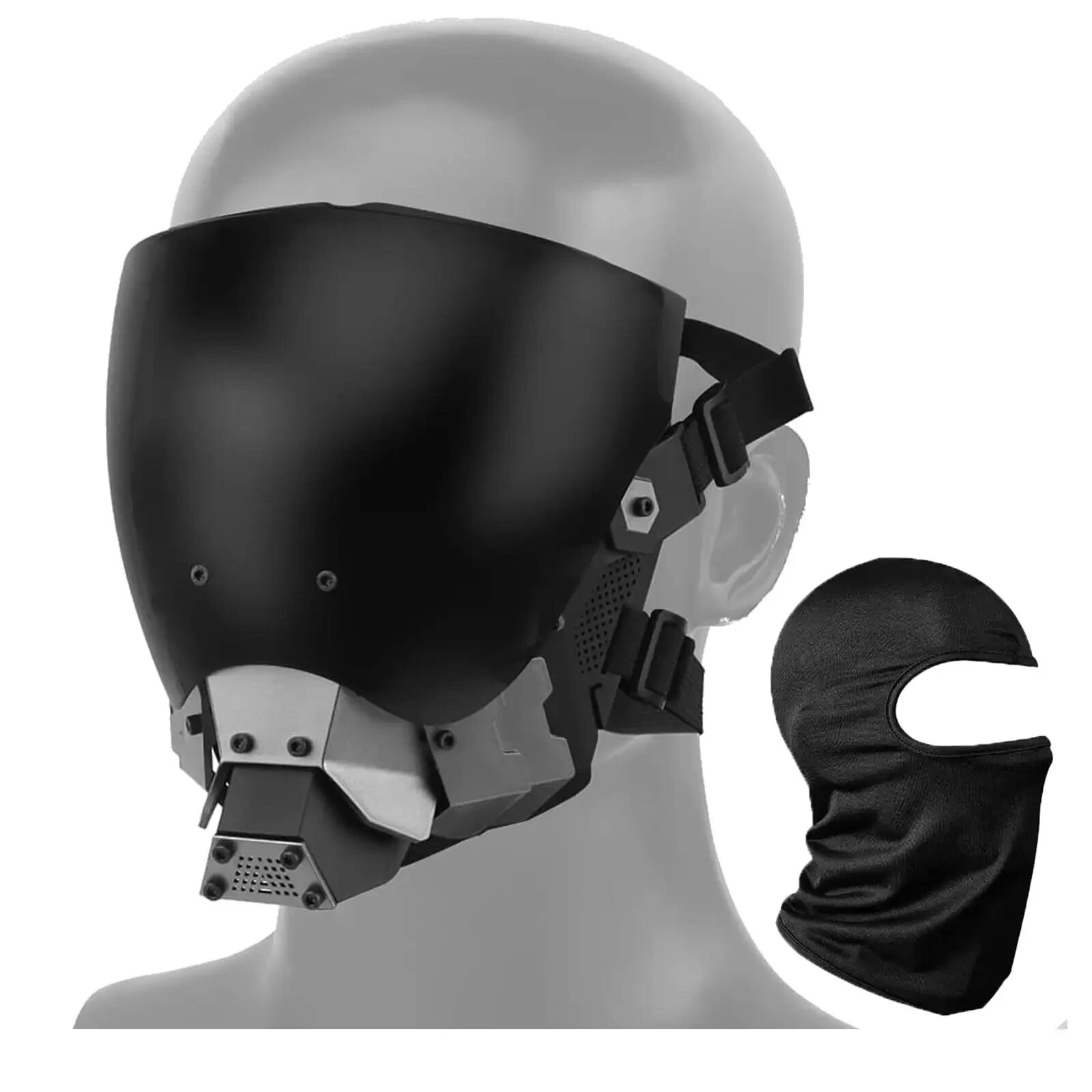 JAUPTO Киберпанк маска пластик унисекс A