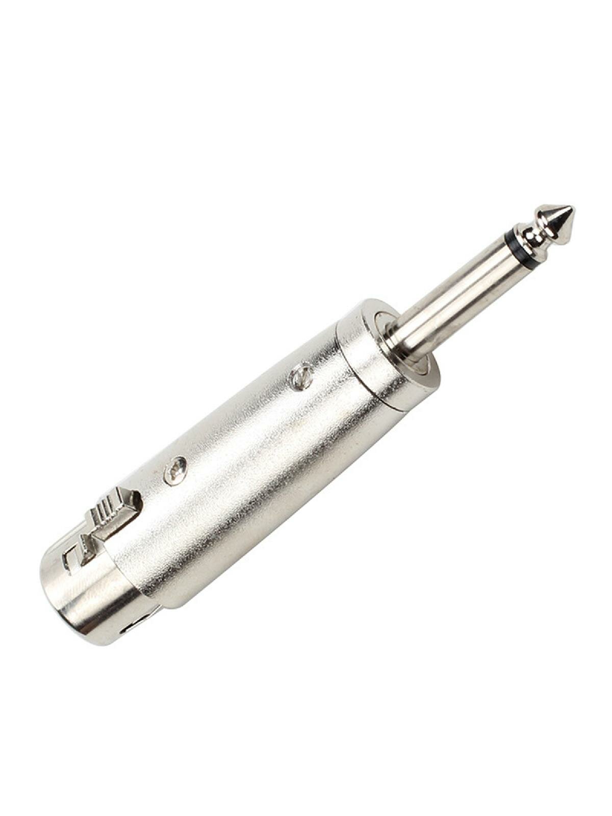 Стандартный преобразователь 6,35 в 3Pin 6,35 мм Моно-штекерный разъем в 3Pin звуковой разъем