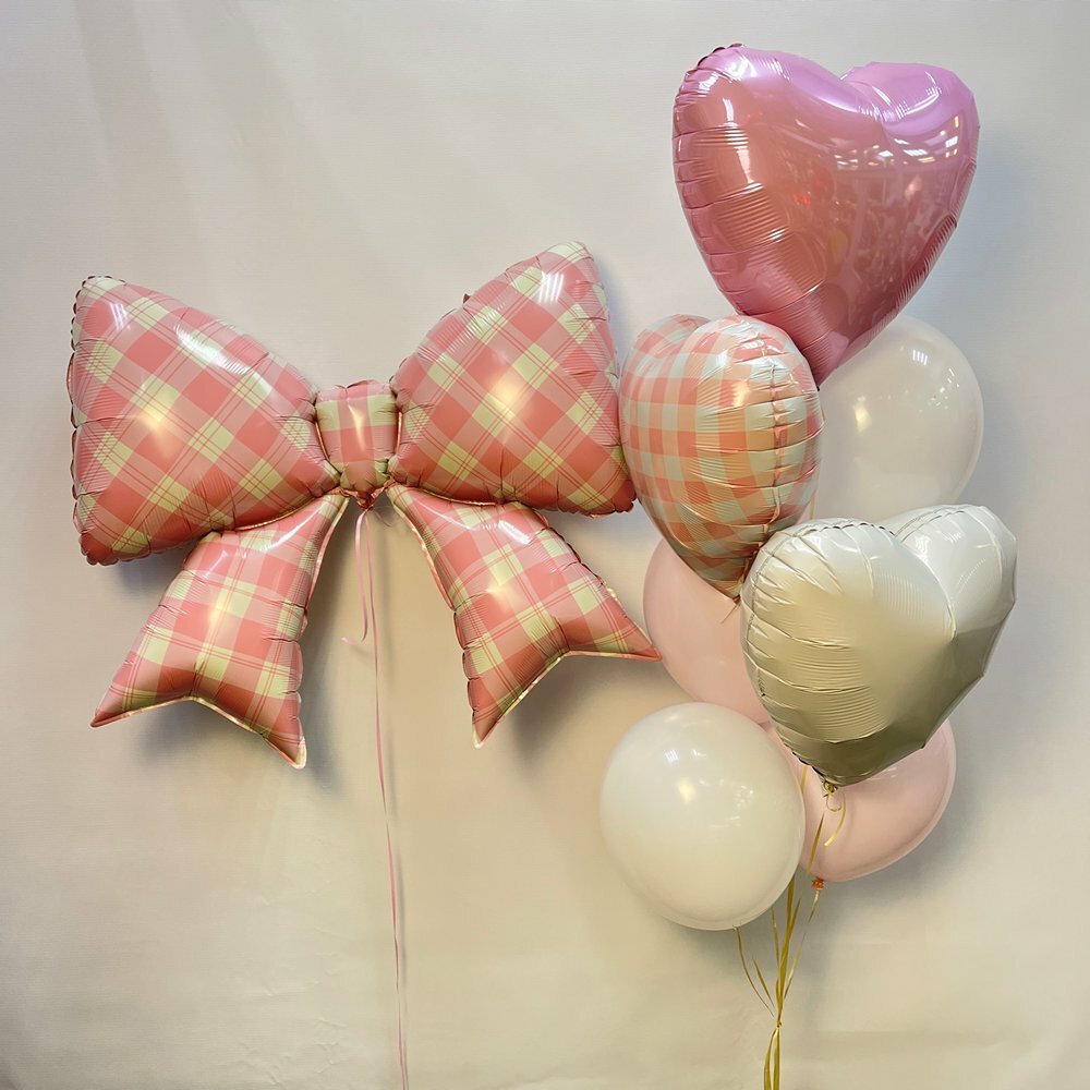 Набор шаров с гелием № 773 - Бант и фонтан( аэродизайн )