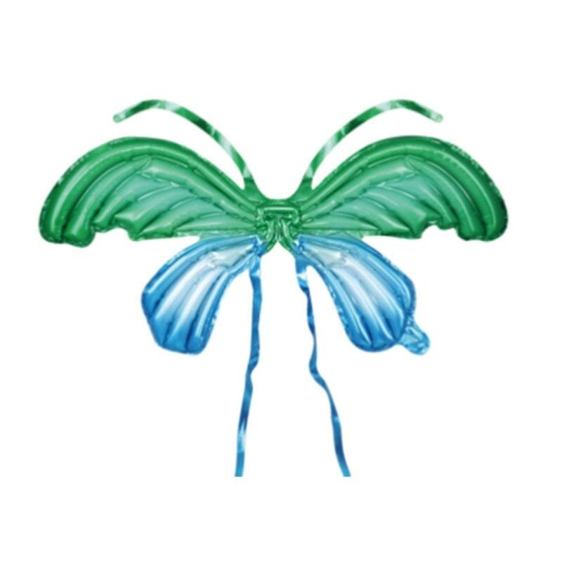 Крылья бабочки для костюма собаки или кошки, градиентный зеленый