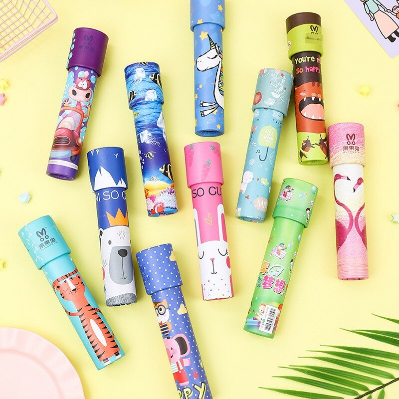 Детский калейдоскоп для девочек, научный набор для экспериментов ручной работы, игрушки для учеников начальной школы,