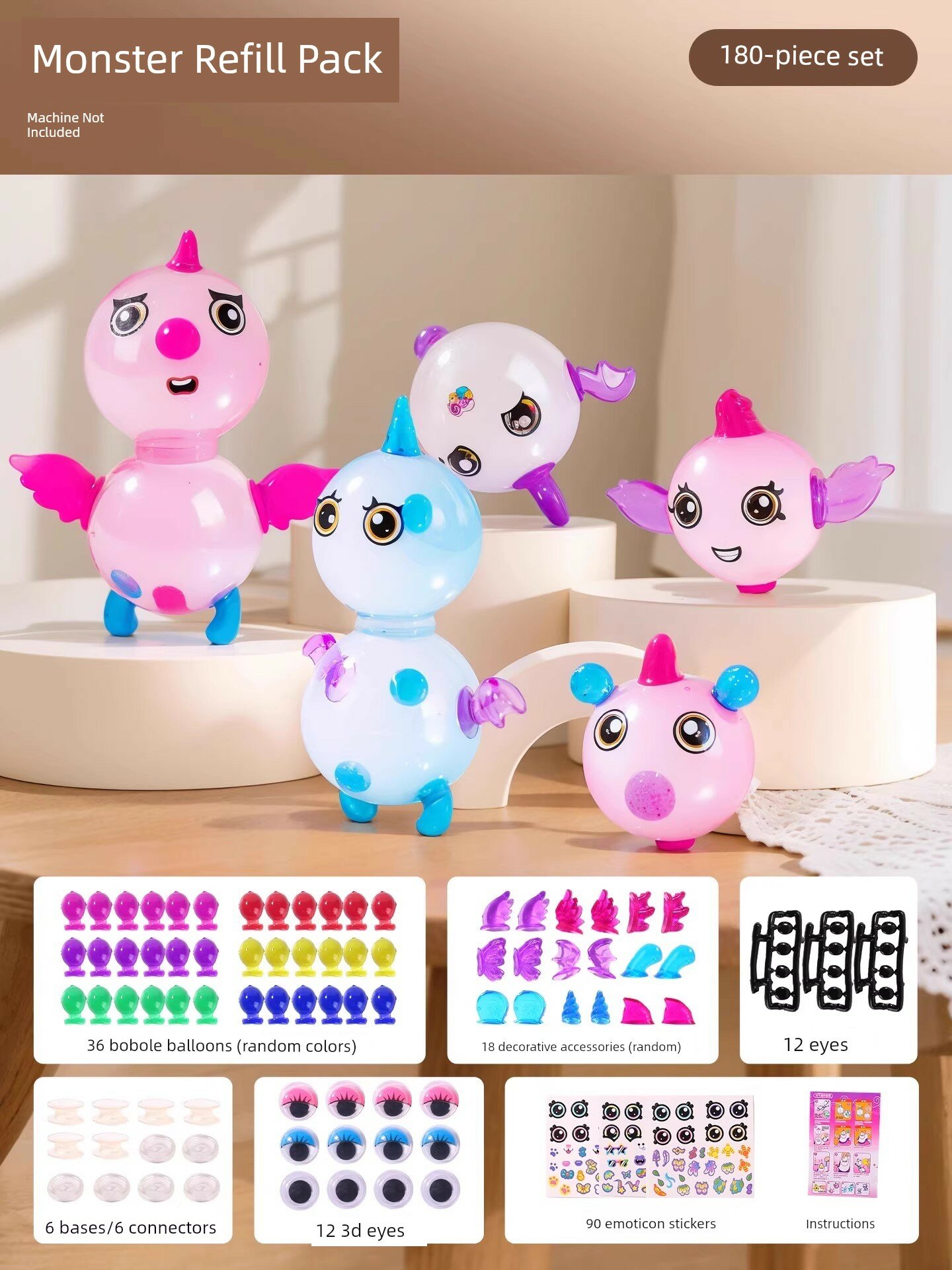 Волшебные липкие шарики Bobo: развивающие материалы для творчества своими руками, игрушки для мальчиков и девочек,