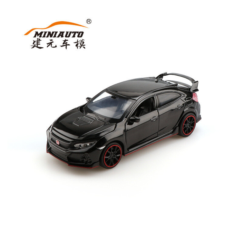 Коллекционная модель автомобиля Honda Civic TYPE R в масштабе 1:32 с звуком и светом