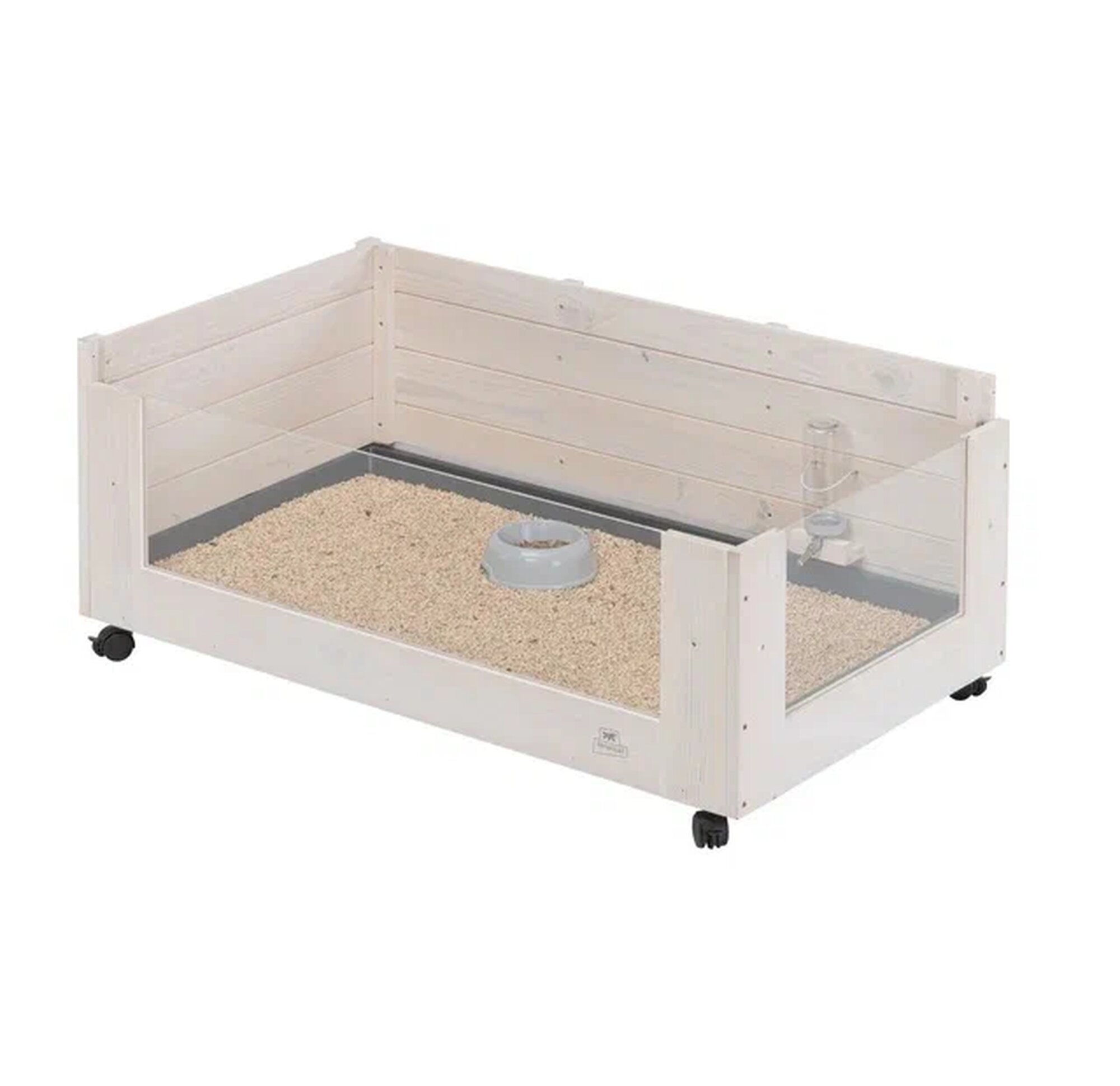 Клетка для морских свинок Ferplast GUINNY 100 большая деревянная модульная 106x60x44 см