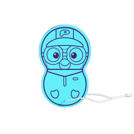 Детская губка для ванны Pororo, термочувствительная, меняющая цвет, полотенце для купания, скраб для ванны для младенцев