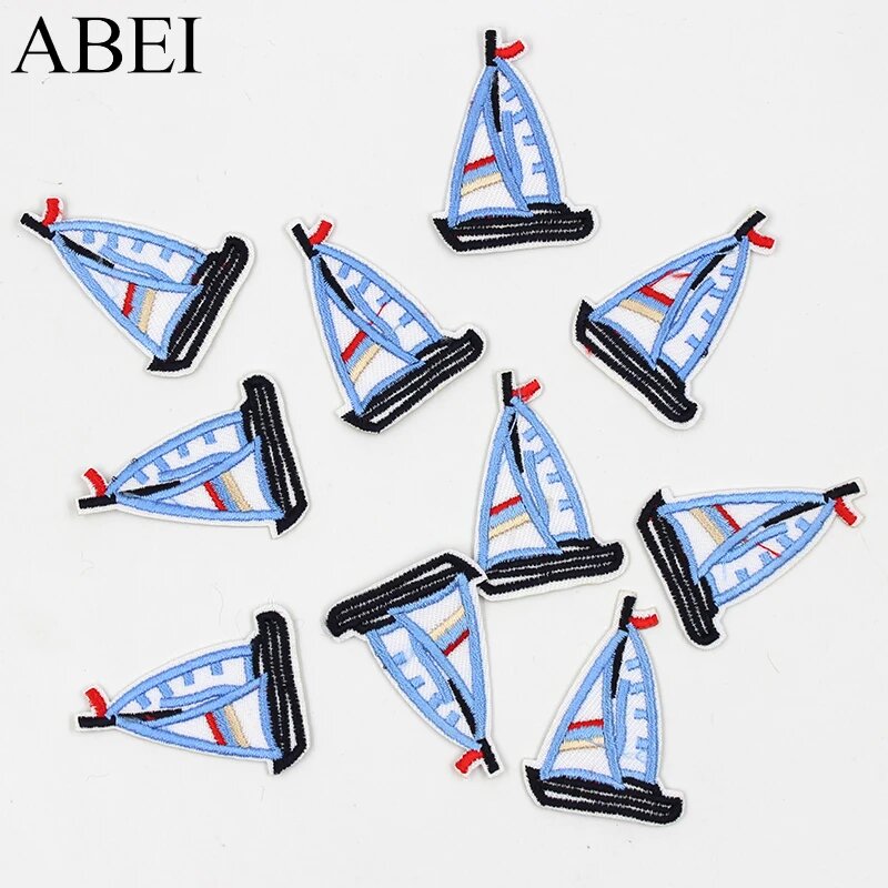 Набор аппликаций ABEI 10 шт, синие, детские