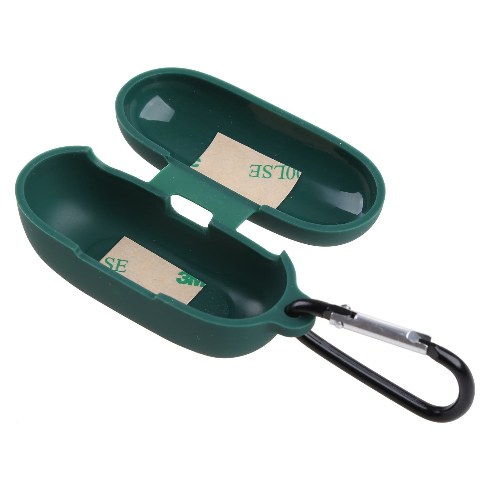 Силиконовые чехлы для наушников QCY T17, Темно-зеленый