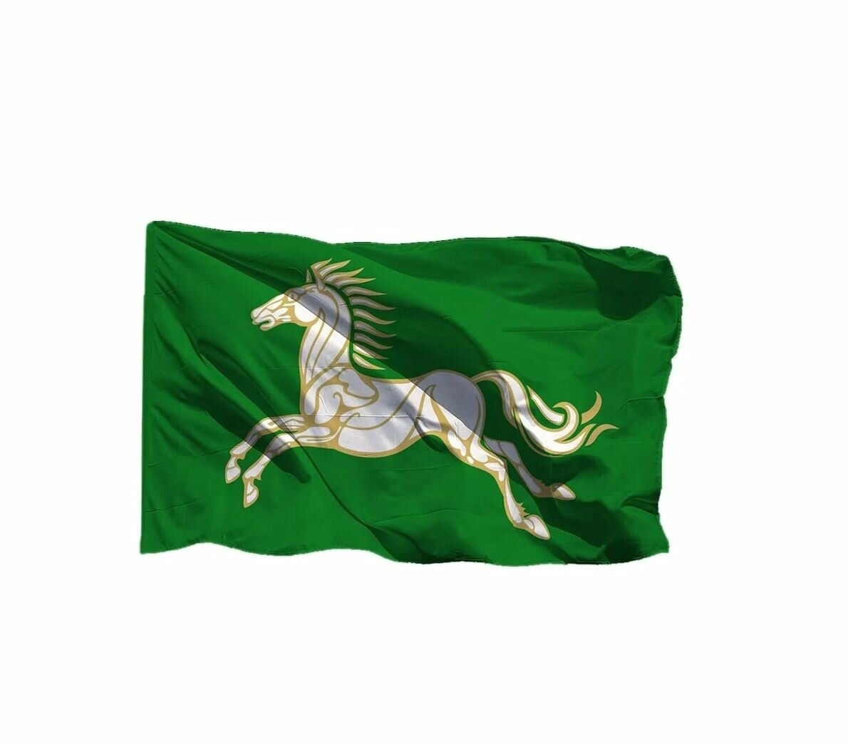 Двухсторонний флаг Рохана из Властелина Колец, 90х135 см на блэкауте