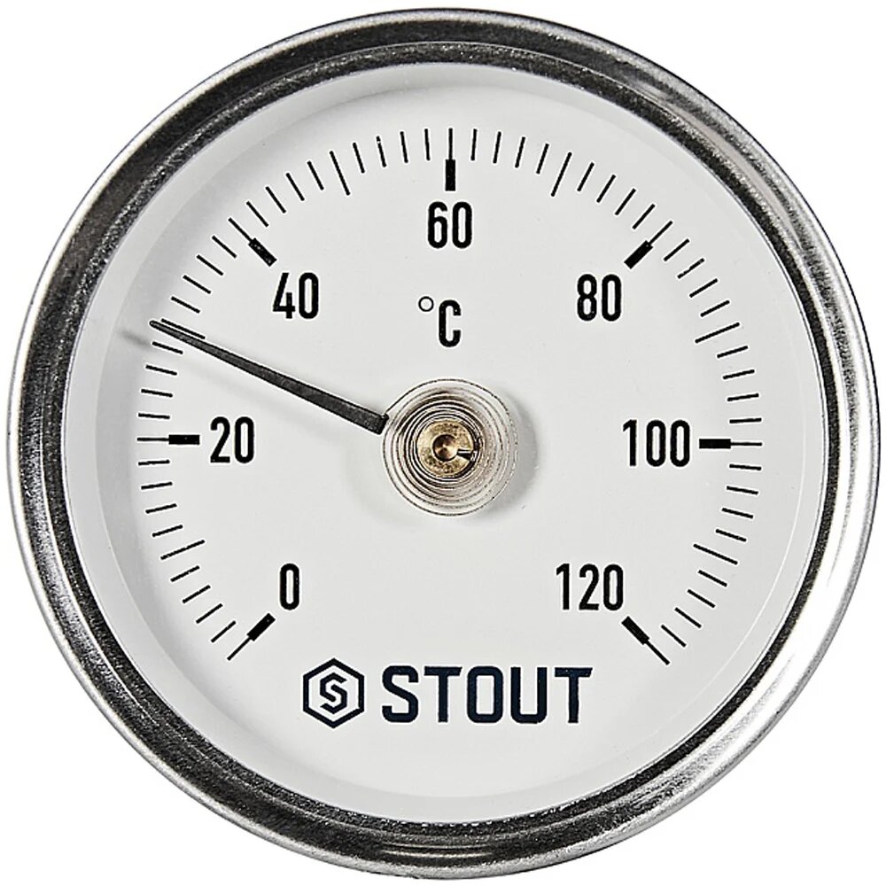 Термометр биметаллический STOUT SIM-1004-630015 накладной с пружиной RG0094NU9EUF2R
