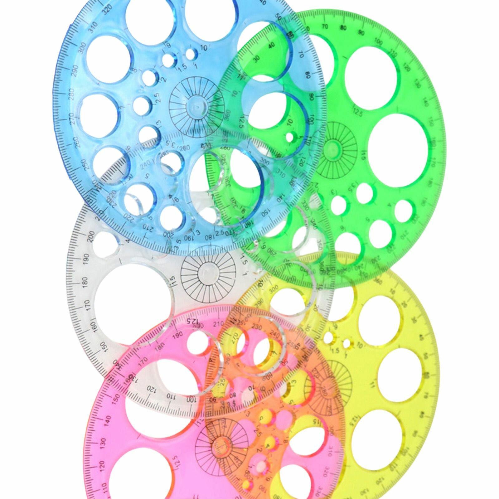 5 ПК круговые трафареты для рисования шаблона