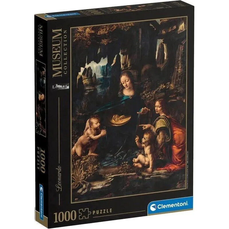 Пазл Clementoni 1000 Museum Да Винчи: Мадонна в скалах, арт.37088