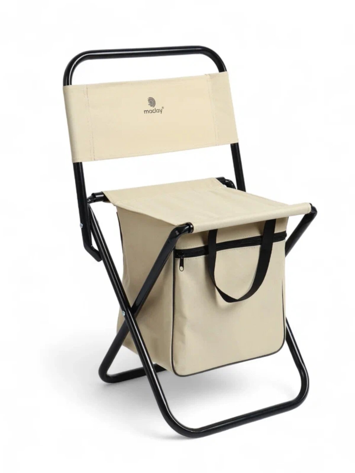 Стул туристический с сумкой, 28 х 35 х 58 см, до 60 кг, серый