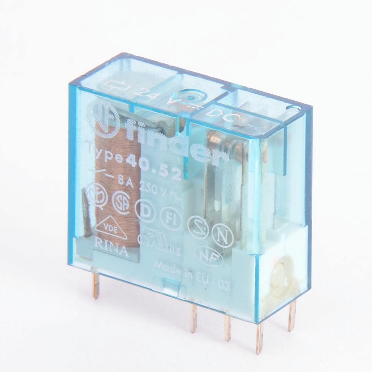 Реле Finder 40.52 24V/8A/250V (009621)