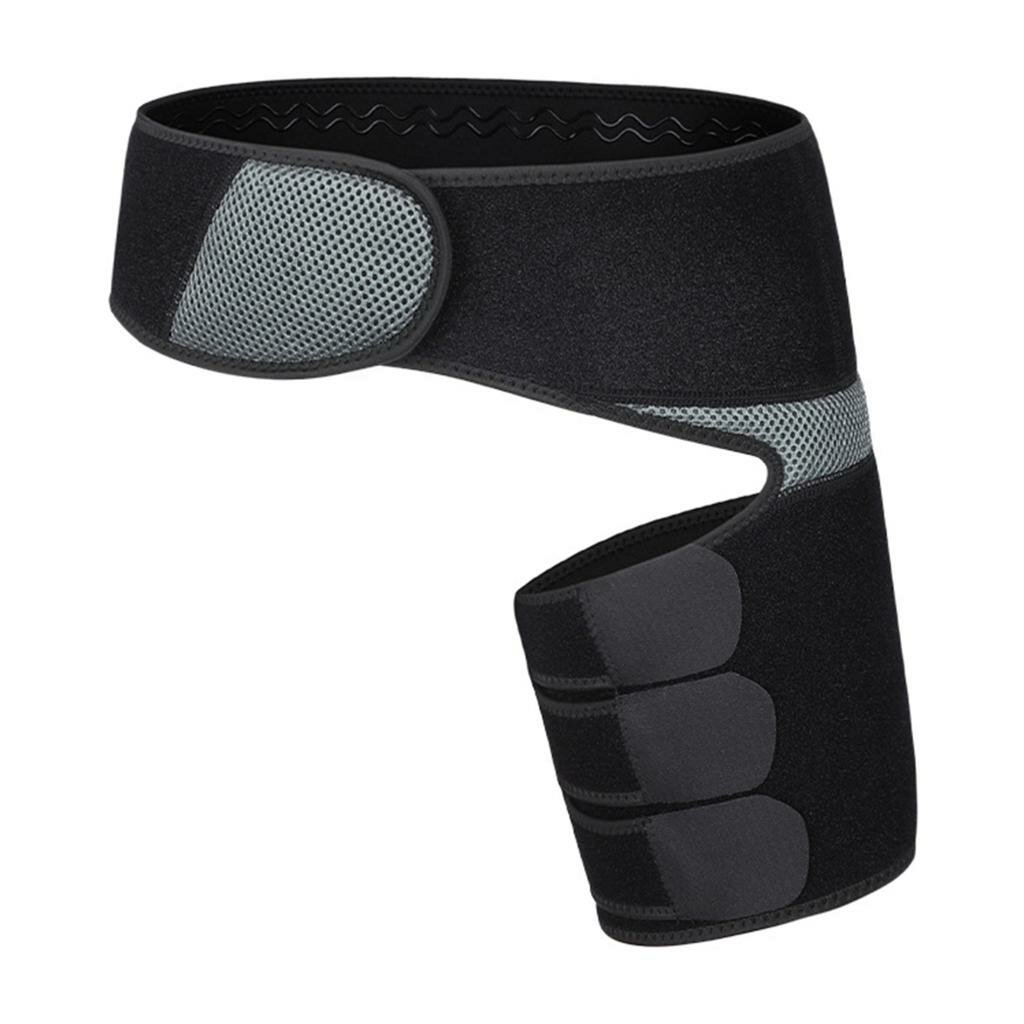 Ортопедическая повязка на бедро, Черный - M