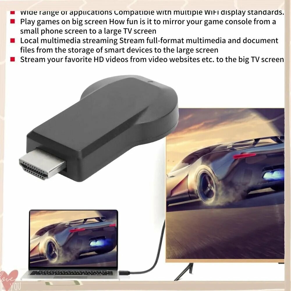 TV Stick, мультимедийный адаптер, для мобильных устройств