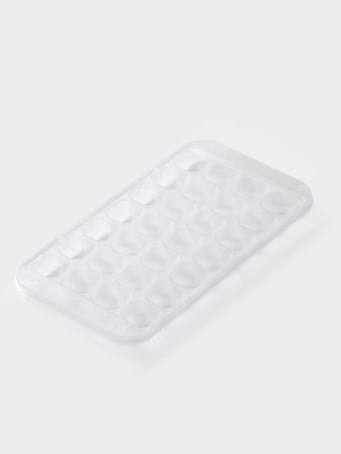 Форма для льда КНР Сапфир, 28 ячеек, 24х12.7х2 см, прозрачная