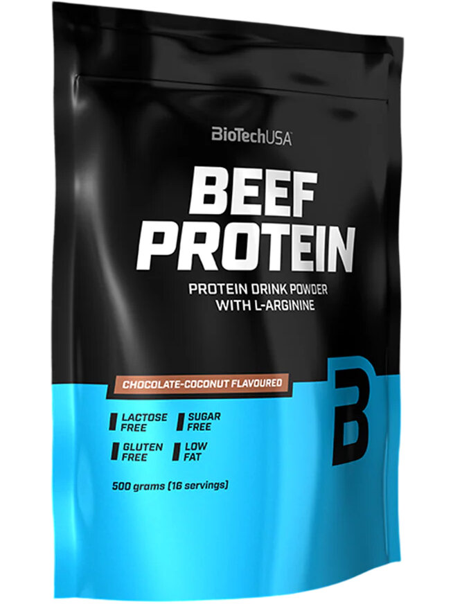 Говяжий протеин BioTechUSA Beef Protein 500 г, Шоколад-Кокос