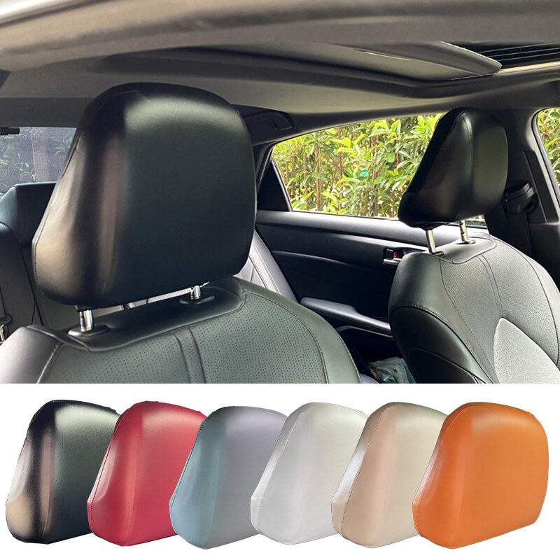 Водоотталкивающие чехлы на подголовник - растягивающаяся PU-кожа, автомобильных аксессуаров