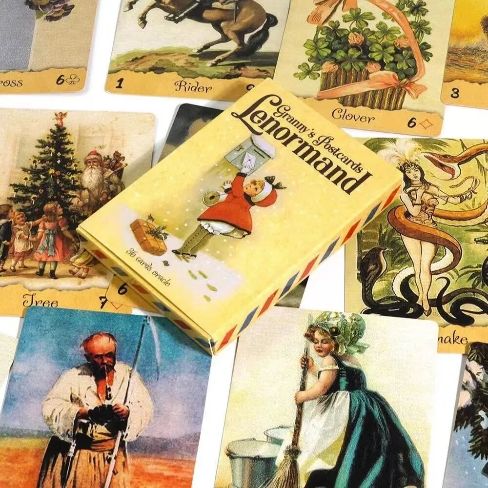 Карты таро Оракул Ленорман Бабушкины открытки/Granny's Postcards Tarot Cards Lenormand