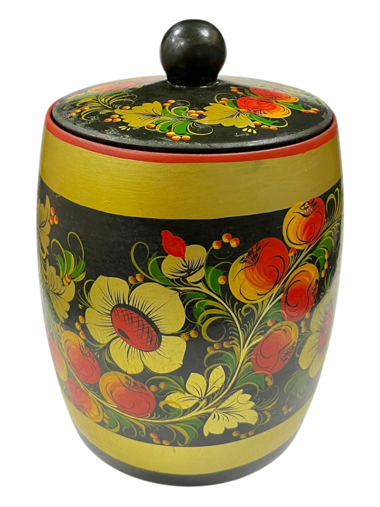 Советский поставок деревянный, хохлома. Сделано в СССР