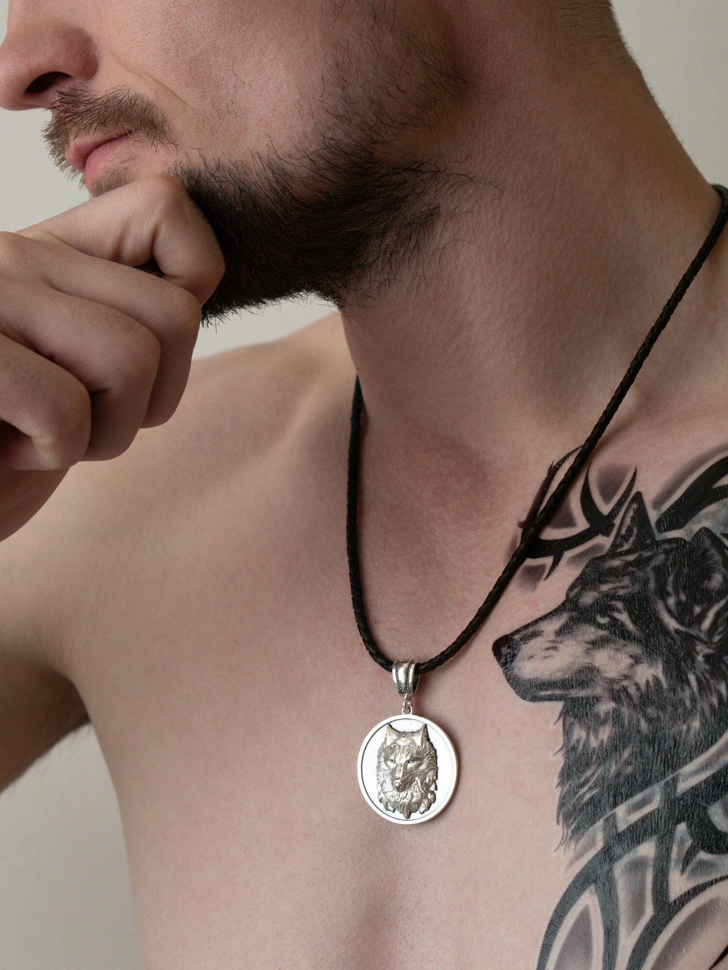 Подвеска, серебро, 925 проба, чернение