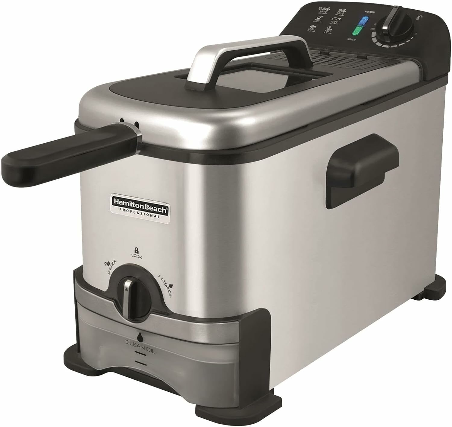 Фритюрница Hamilton Beach Deep Fat Fryer, PureFry, 2000 Вт, 3 л