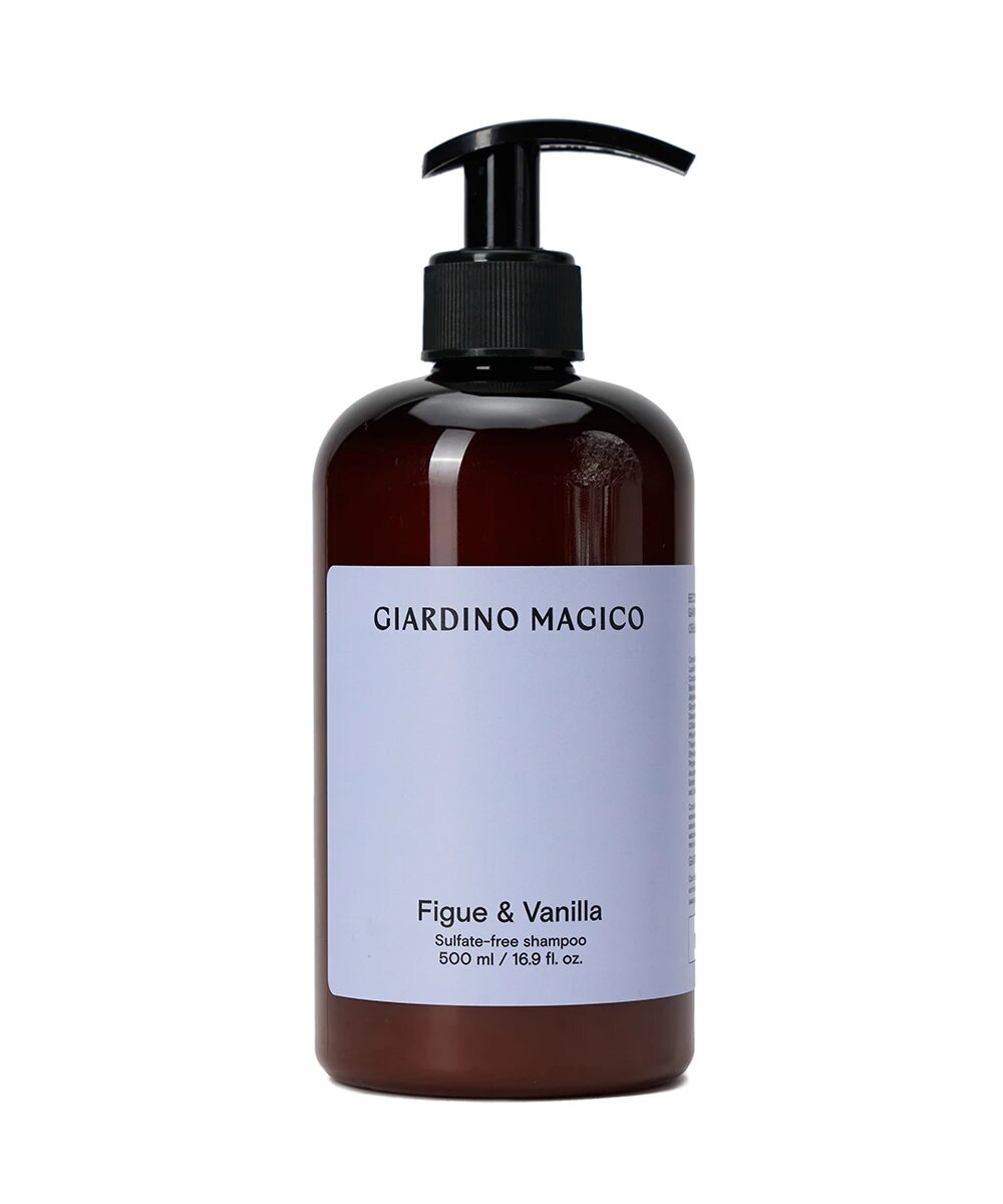 Бессульфатный шампунь с пептидами шелка GIARDINO MAGICO Figue & Vanilla (500 мл)