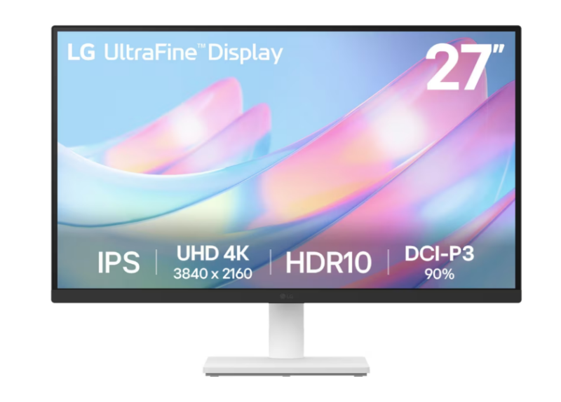 Монитор LG 27" 27US500-W, 16:9, IPS, UHD, 5ms, 300cd, 60Hz, HDMI, DP