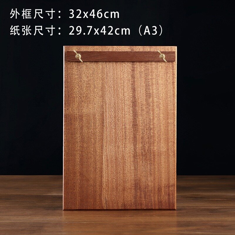 Деревянная вертикальная доска для меню A4, деревянная доска A5, папка для чеков, гравированный логотип, доска для меню напитков в ресторане