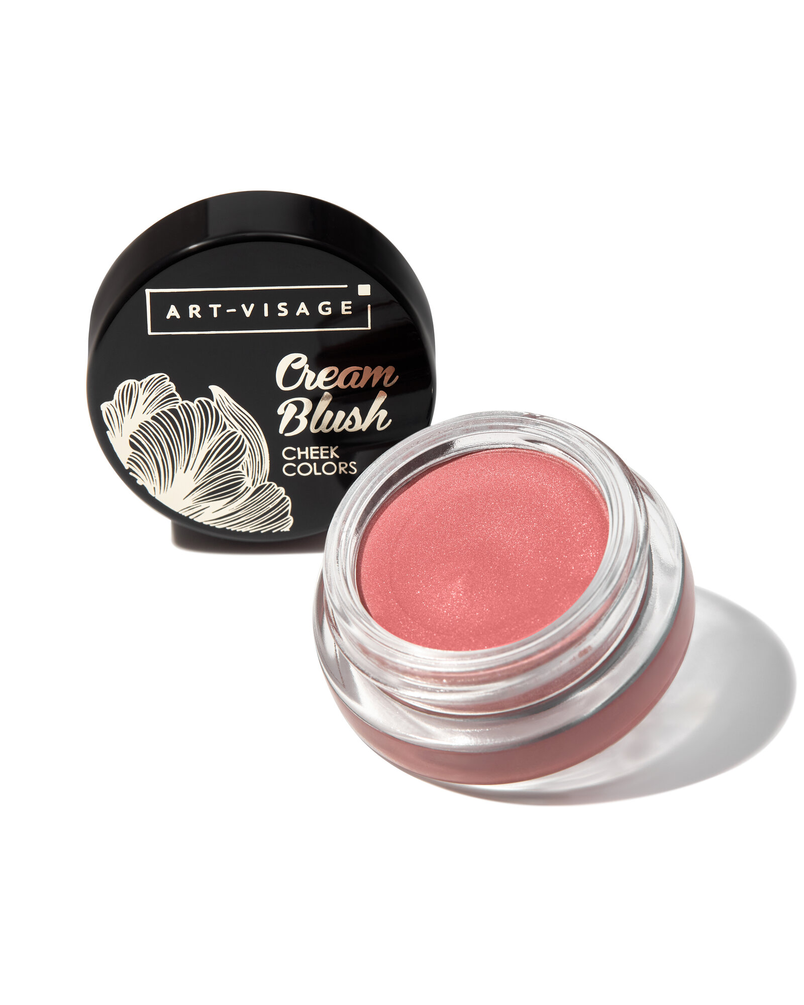 ART-VISAGE Румяна кремовые сатиновые "CREAM BLUSH", 5 г, 13 розовый кварц