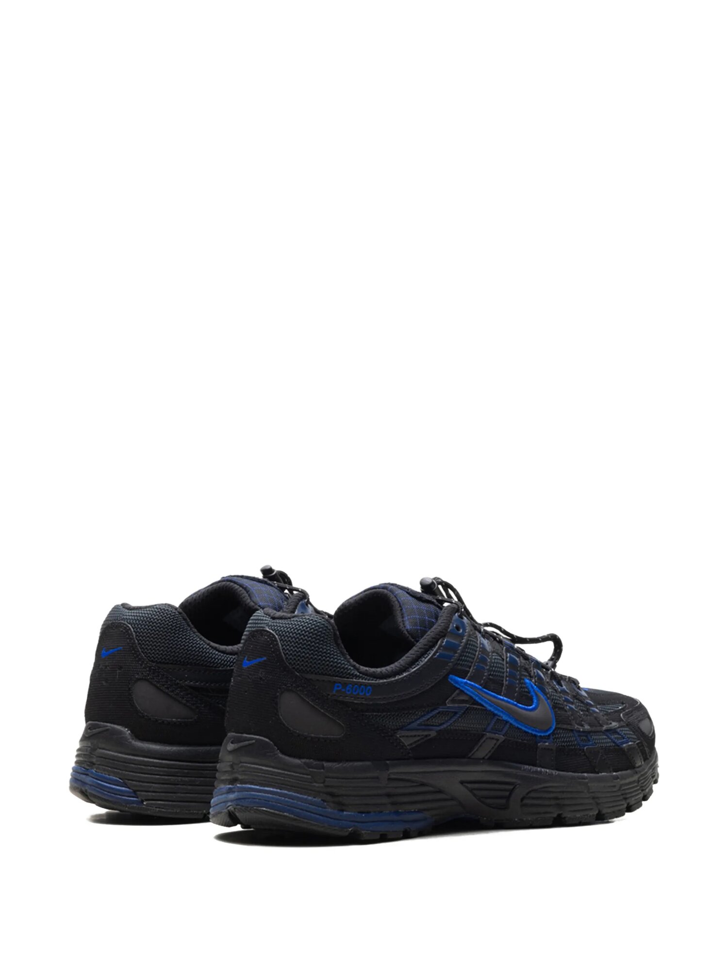 Кроссовки NIKE P-6000, размер 9.5 US, black/black — фото 1