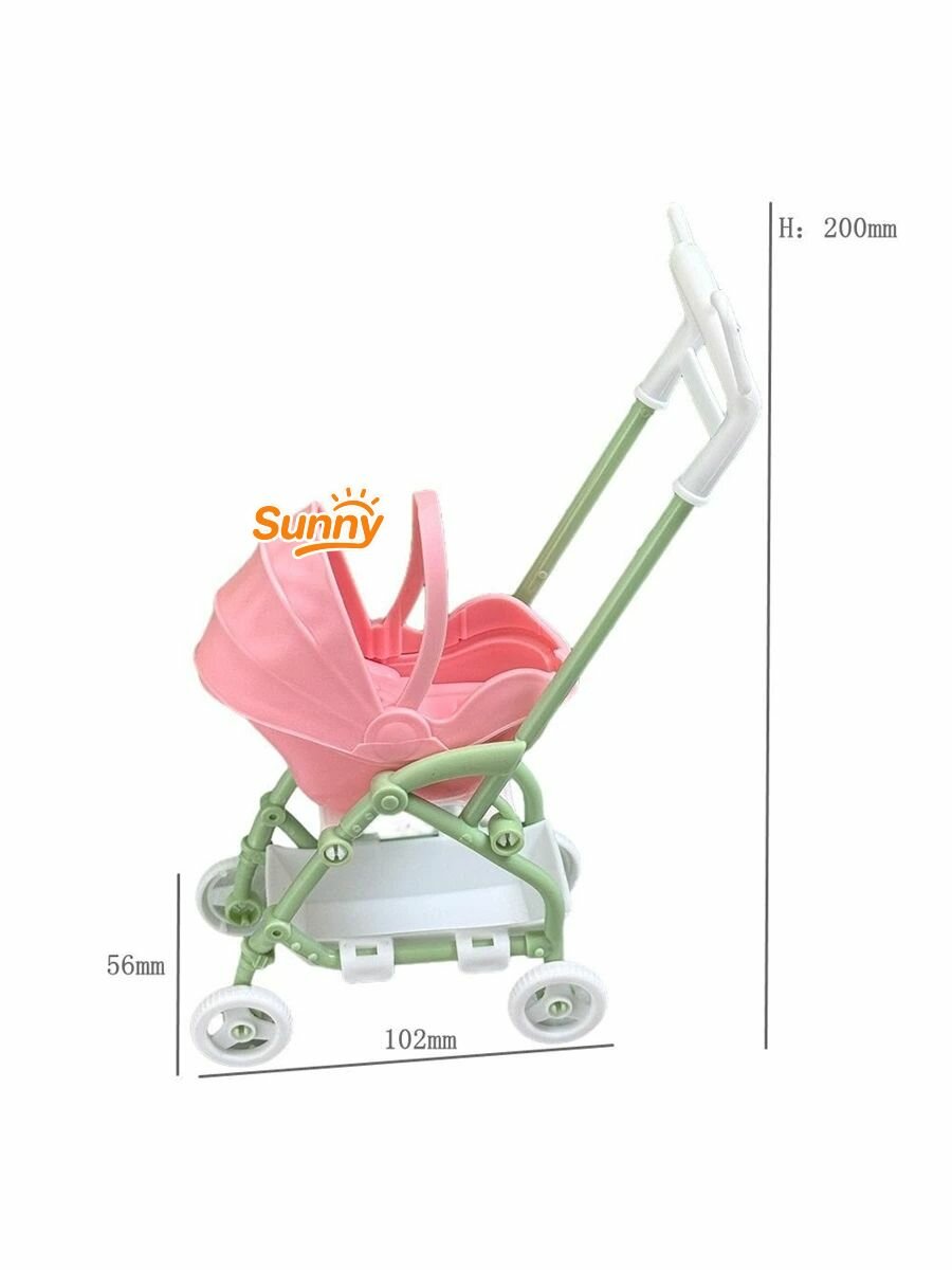 1 Шт Коляска для куклы Барби, аксессуар для куклы 1/6