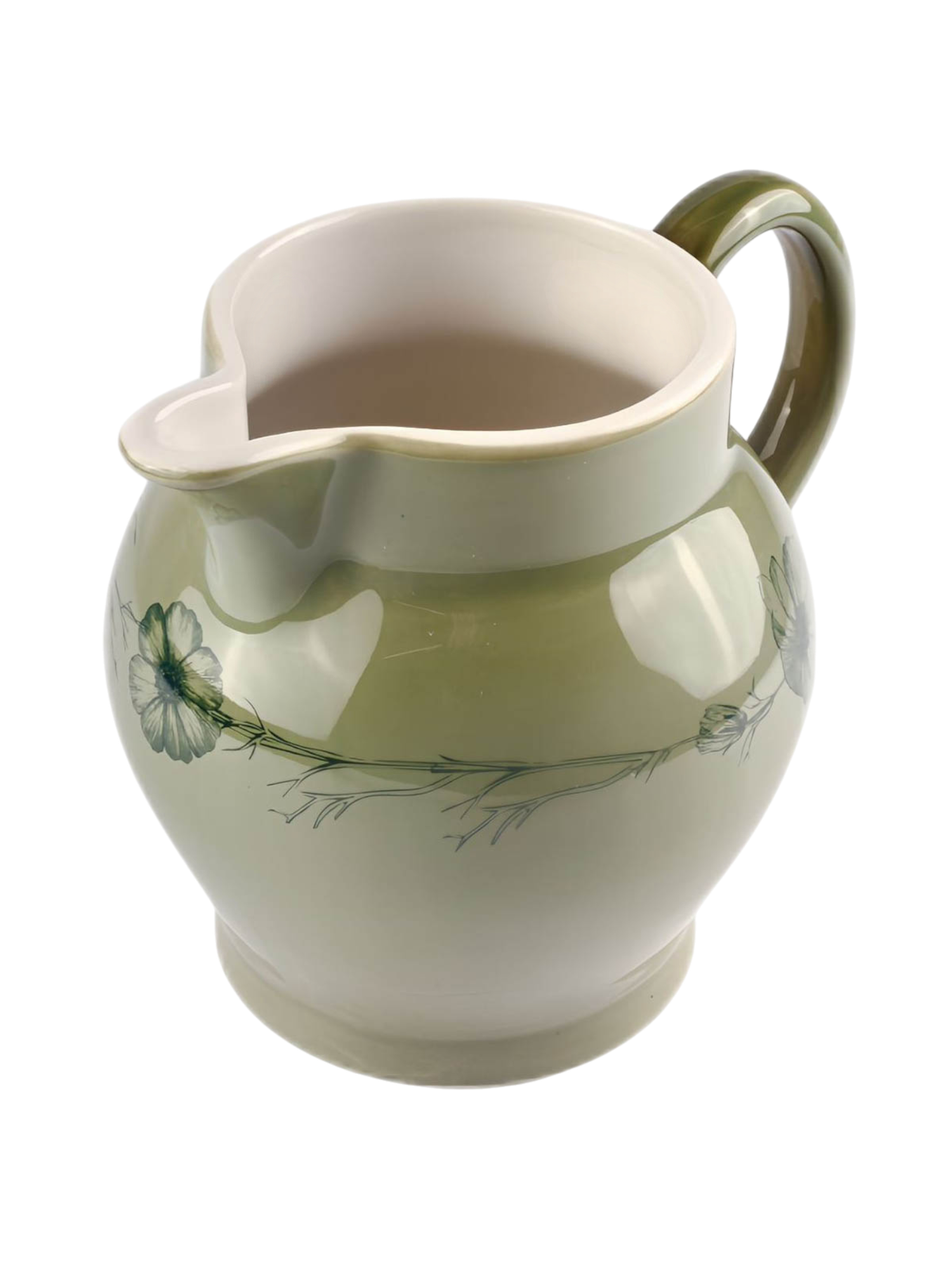 Кувшин Дымов Керамика Космея вечер 18:00, 1200 мл, керамика, с рисунком