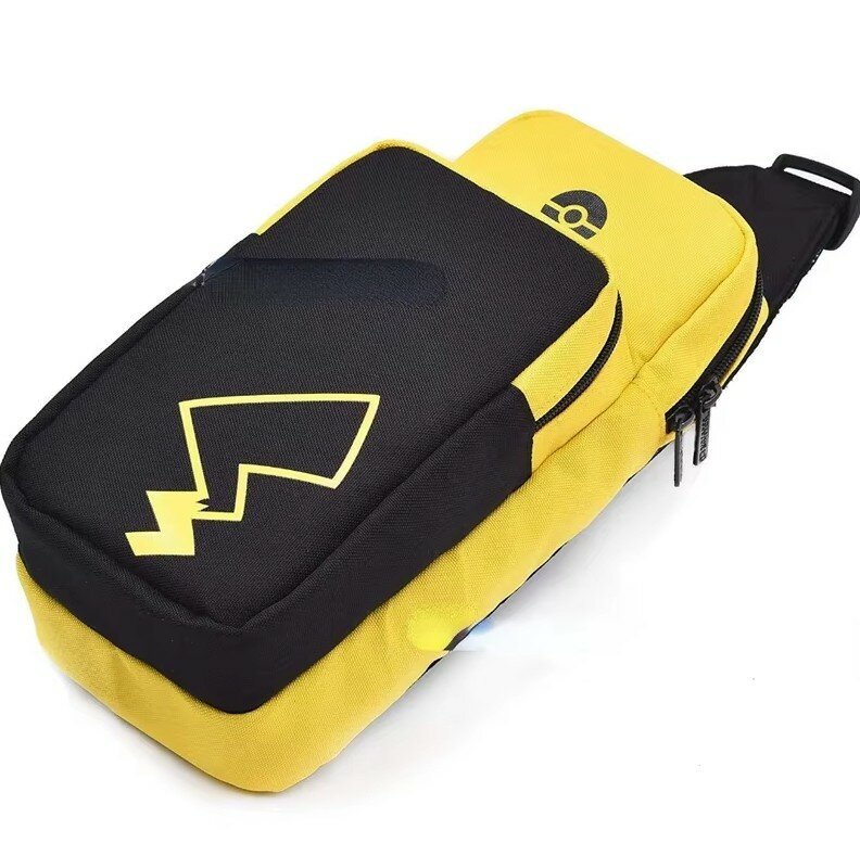 Чехол/Сумка через плечо для Nintendo Switch/Switch OLED (Yellow pokeball)