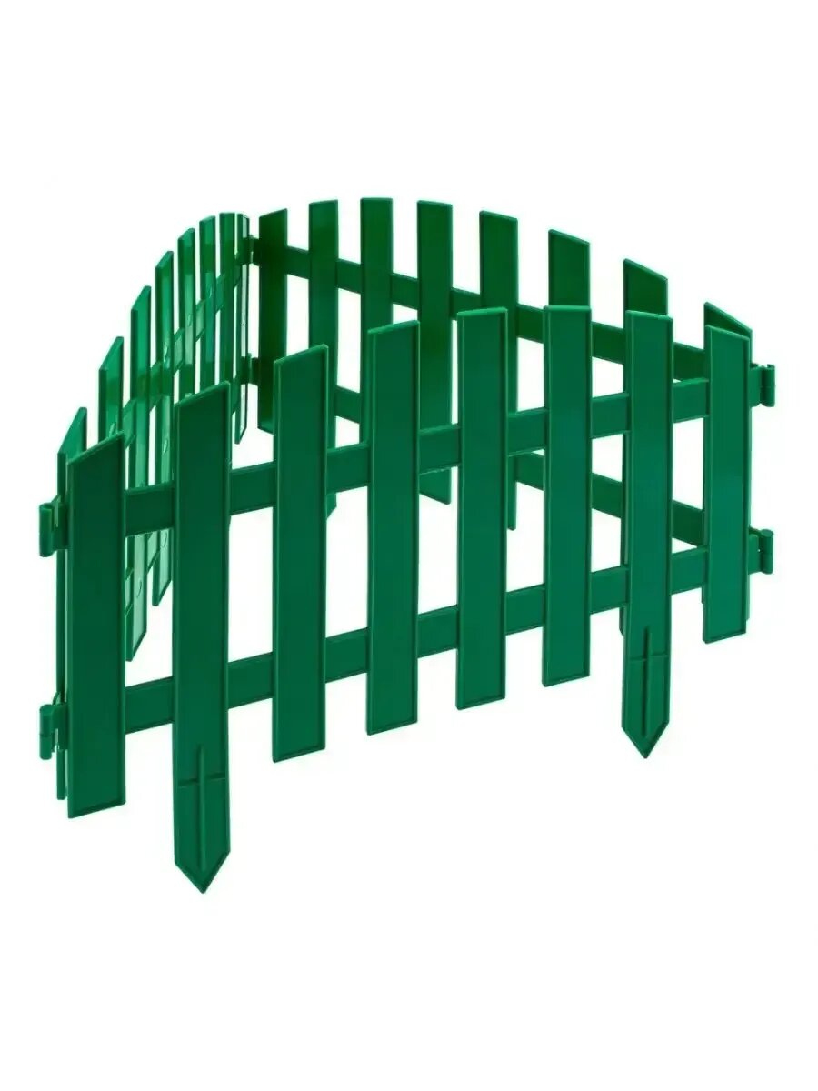 Декоративный заборчик садовый пластиковый 28х300 см 7 секций
