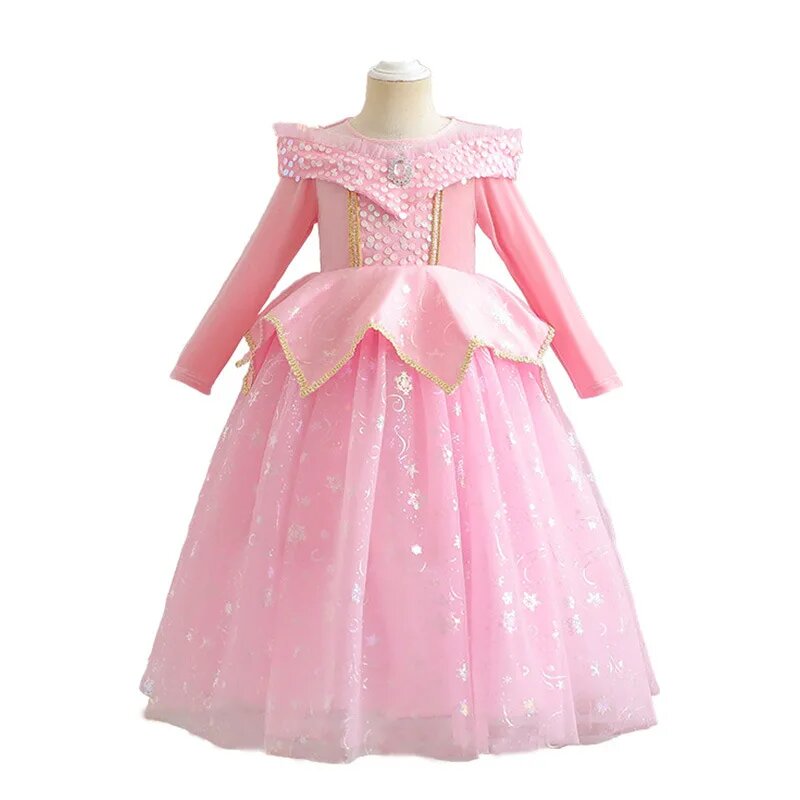 Детское платье Aurora Dress розовое, 3Y Tag-110