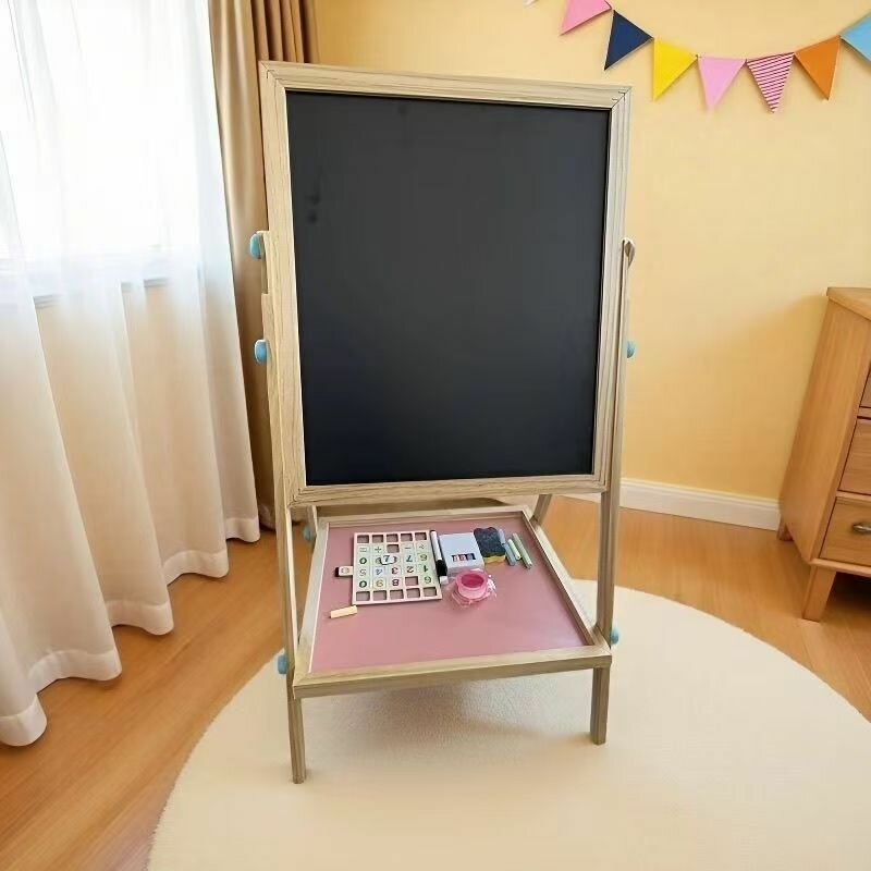 Детская доска для рисования, двусторонняя, маленькая черная доска, детская домашняя черная доска, маленькая черная доска, напольного типа