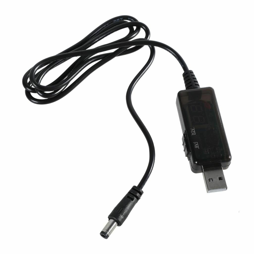 USB адаптер для питания 5V до DC9V 12V с 8 разъемами DC-Adapter, - Регулируемая линия 9-12 В