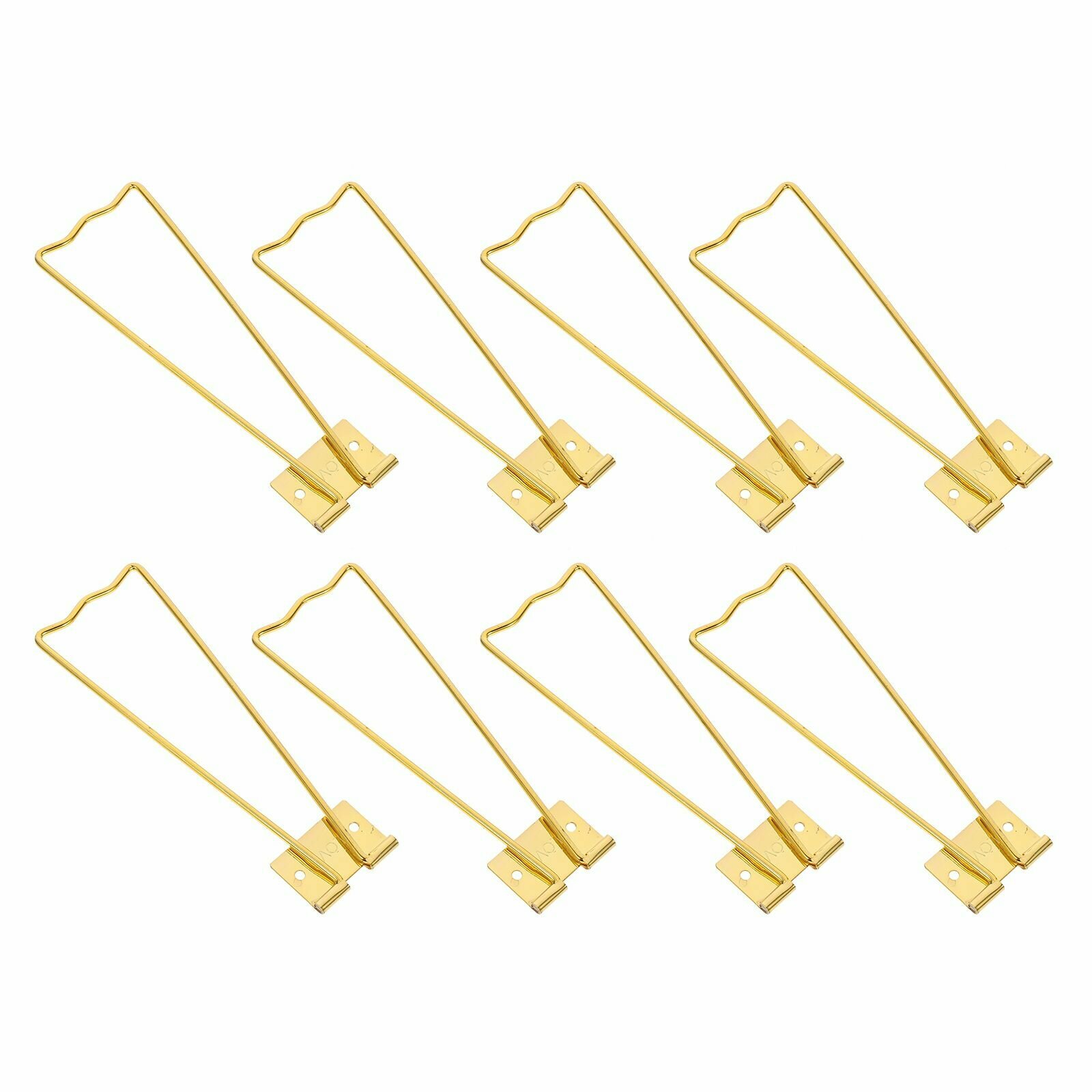 Набор из 8 золотистых железных художественных кронштейнов для фоторамок
