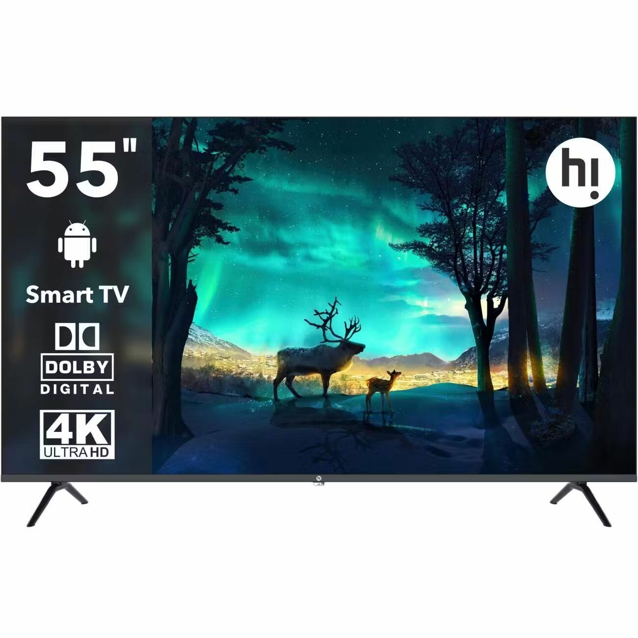 Ultra HD (4K) LED телевизор 55" Hi HX-55U01FB
