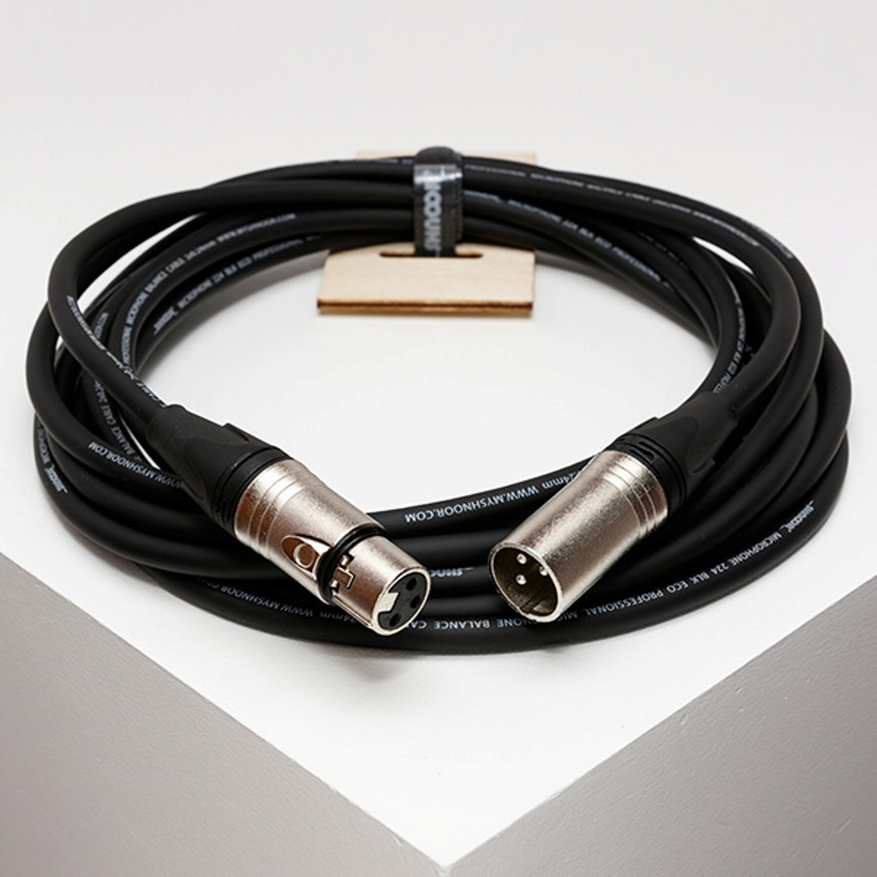 Кабель SHNOOR MC224eco-XMXF, XLR 5M, аудио, посеребренные контакты