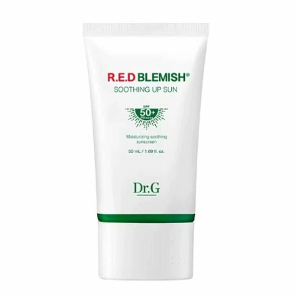 Солнцезащитный крем Dr.G для жирной кожи, легкий тонирующий крем SPF с зеленым и оранжевым оттенком, 50 мл