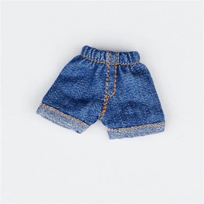 Штаны джинсовые для кукол OB11, цвет shorts shenlan
