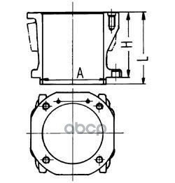 Гильза компрессора шт. KOLBENSCHMIDT арт. 89597110